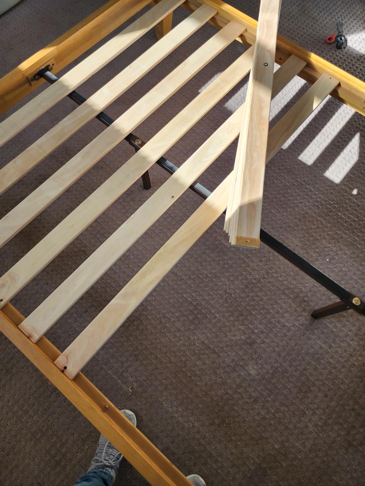 $30/mo - Finance Bme Chalipa 14” Solid Wood Bed Frames - Wood Platform ...