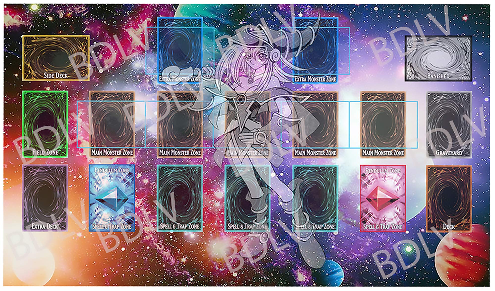 Buy BDLV - Playmat Custom Playmat Master Rule 4 Link Zones Custom ...