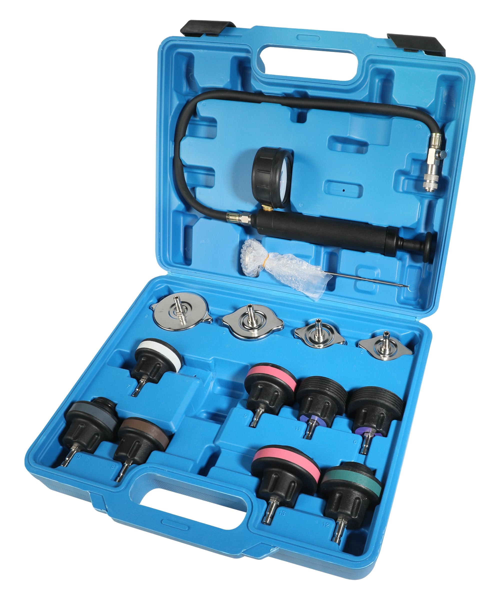 Snapklik.com : Radiator Pressure Tester Kit,Coolant Pressure Tester ...