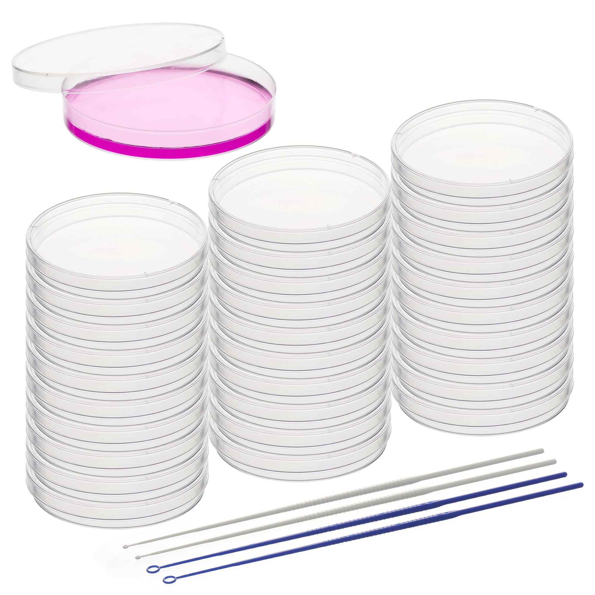 Snapklik.com : Labvida 20 Pack Sterile Plastic Petri Dishes