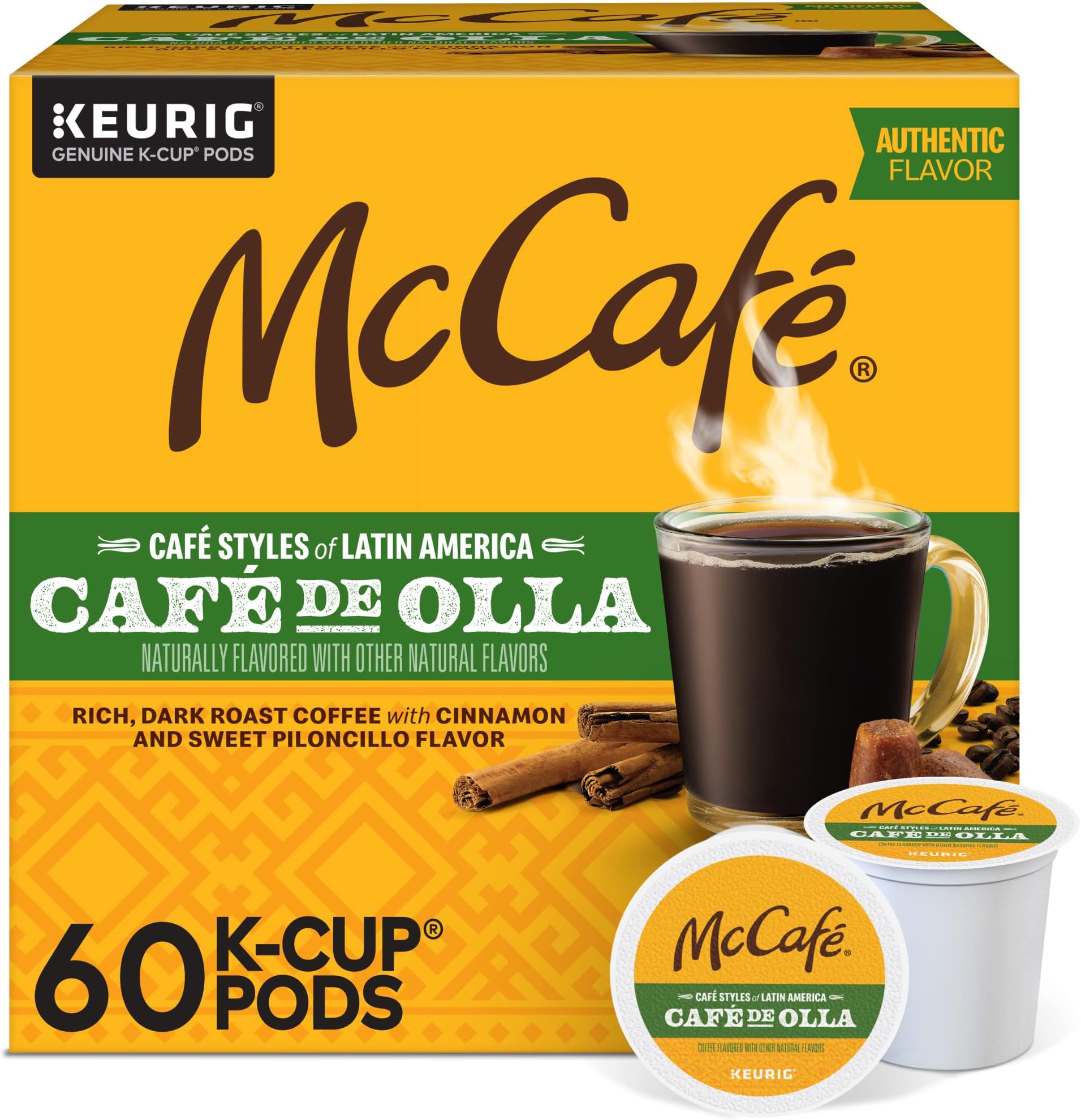 Amazon.com: McCafe Cafe Styles of Latin America Cafe de Olla, Keurig ...
