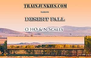 Amazon.com: Desert Fall Model Railroad Backdrop (HO Scale) : Arts ...