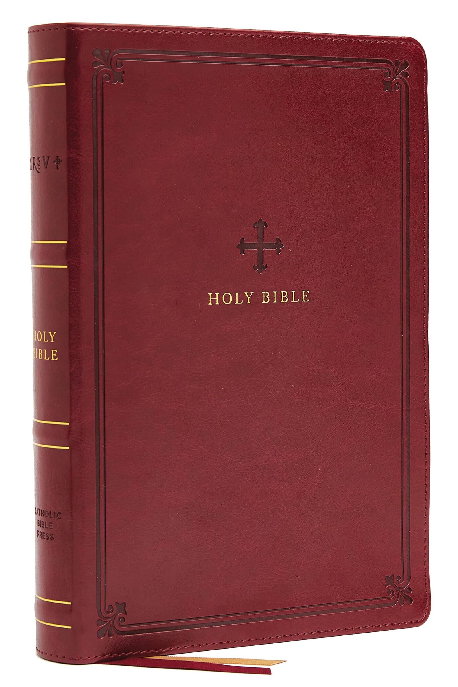 Snapklik.com : NRSV, Catholic Bible, Thinline Edition, Leathersoft, Red ...