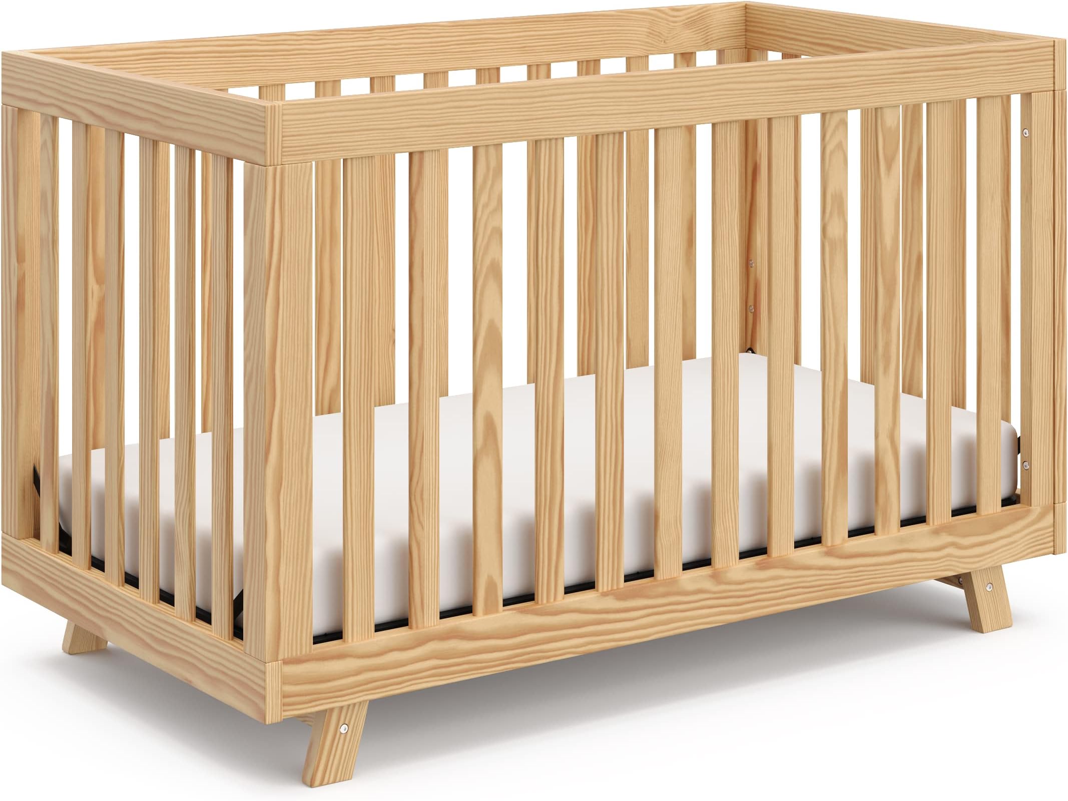 Amazon.com : Storkcraft Santorini Deluxe 5-in-1 Convertible Crib with ...