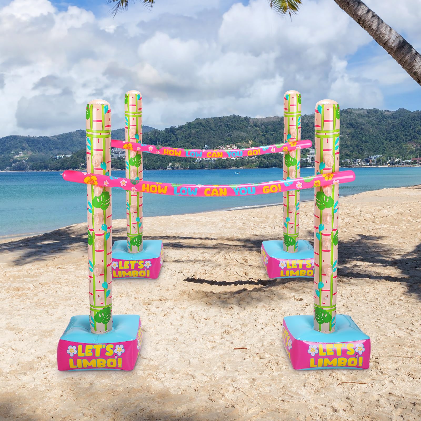 Snapklik.com : Motionchic Summer Inflatable Limbo Game For Adults 59 ...