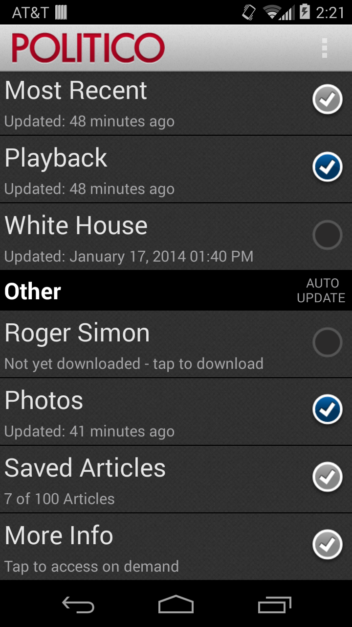 POLITICO - App on Amazon Appstore
