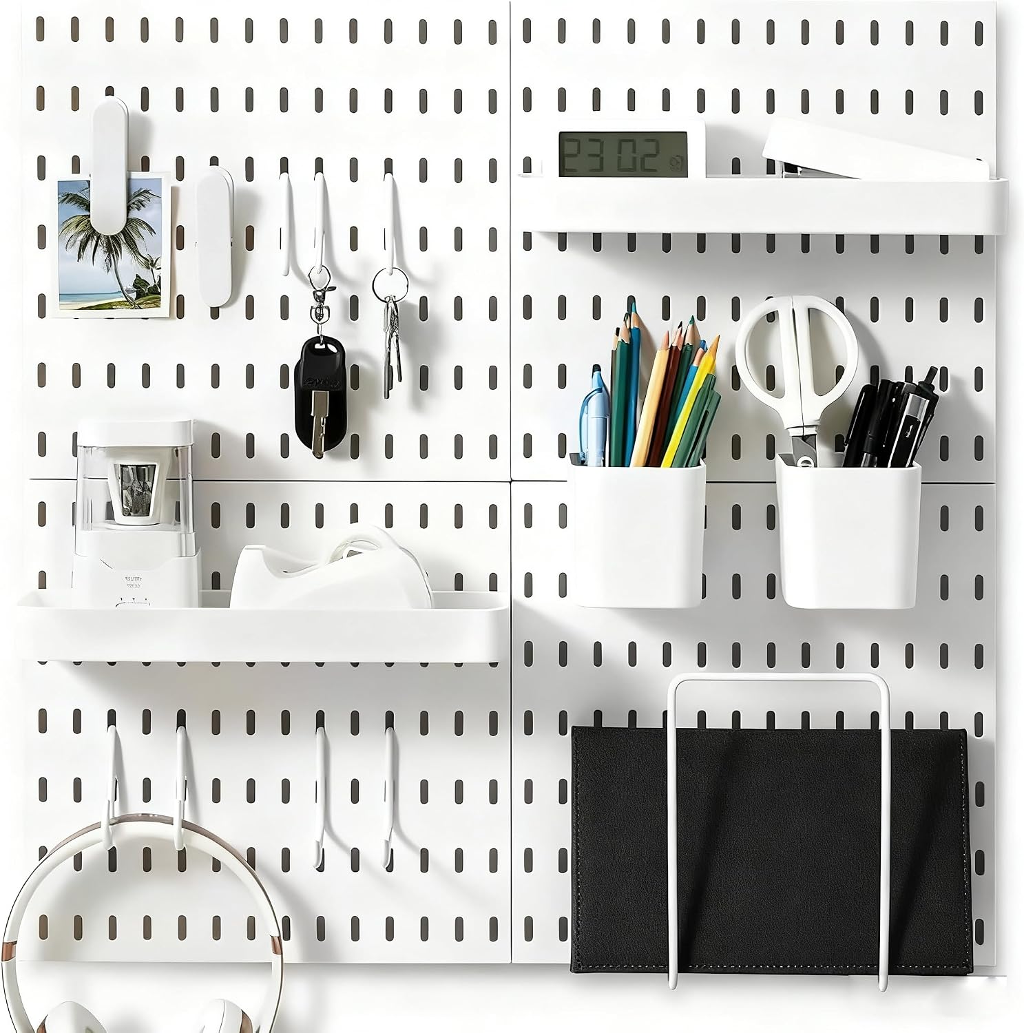 Mumoo Bear Pegboard Combination Kit, 4 Pegboards and 14 Accessories ...