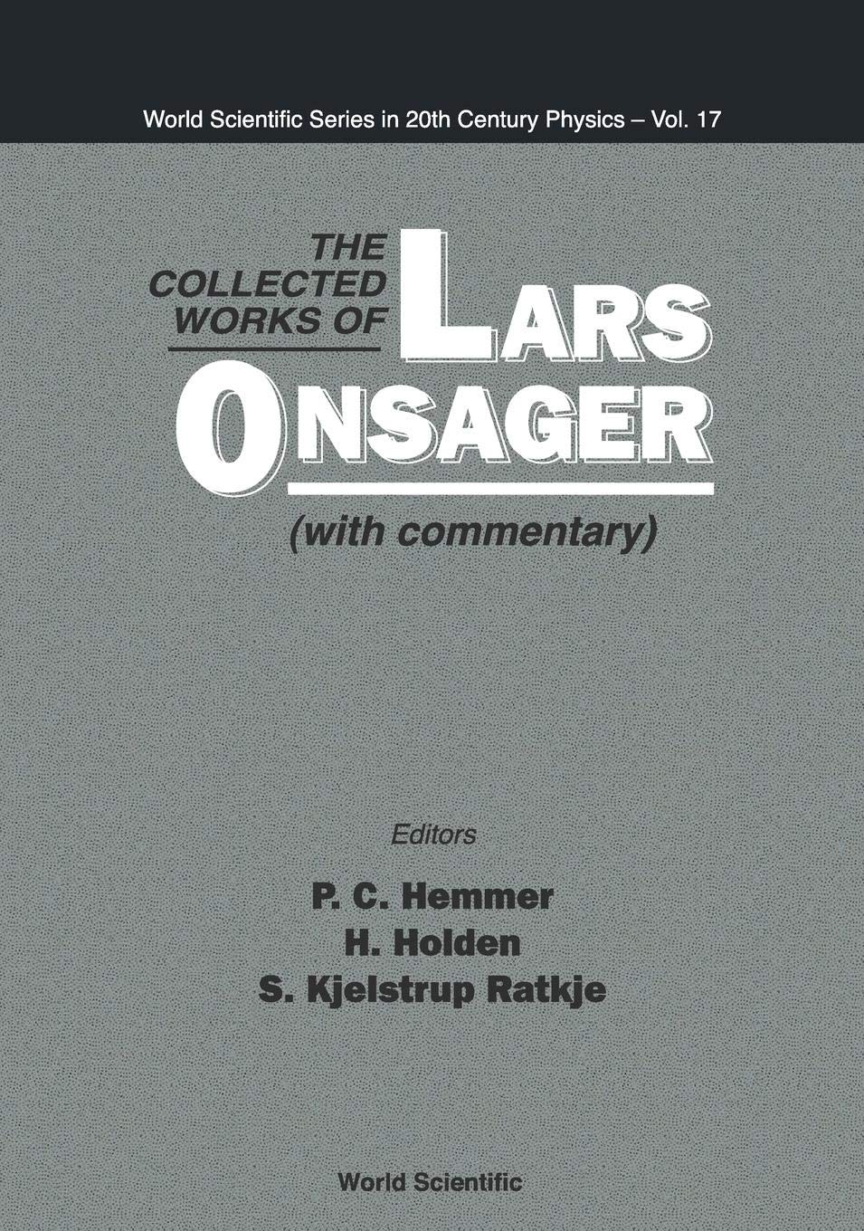 Snapklik.com : Collected Works Of Lars Onsager, The