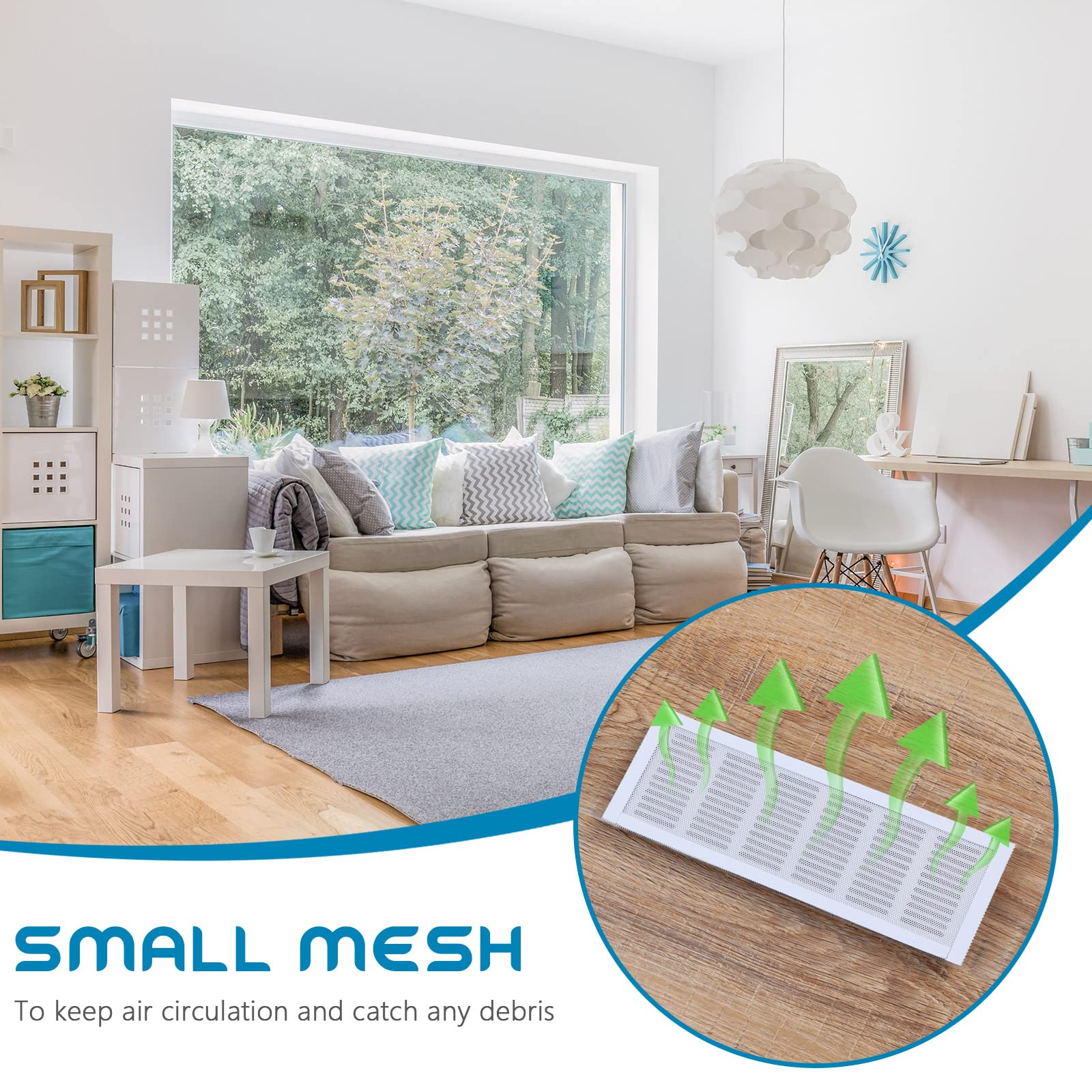 Snapklik.com : Floor Vent Covers Rectangle Air Vent Screen Cover ...