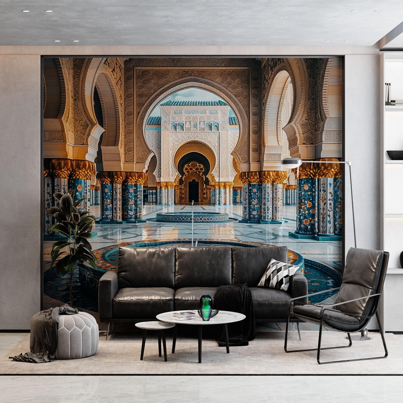 Moroccan Living Room Mural Latest Large Royal Mansion Moroccan Wall