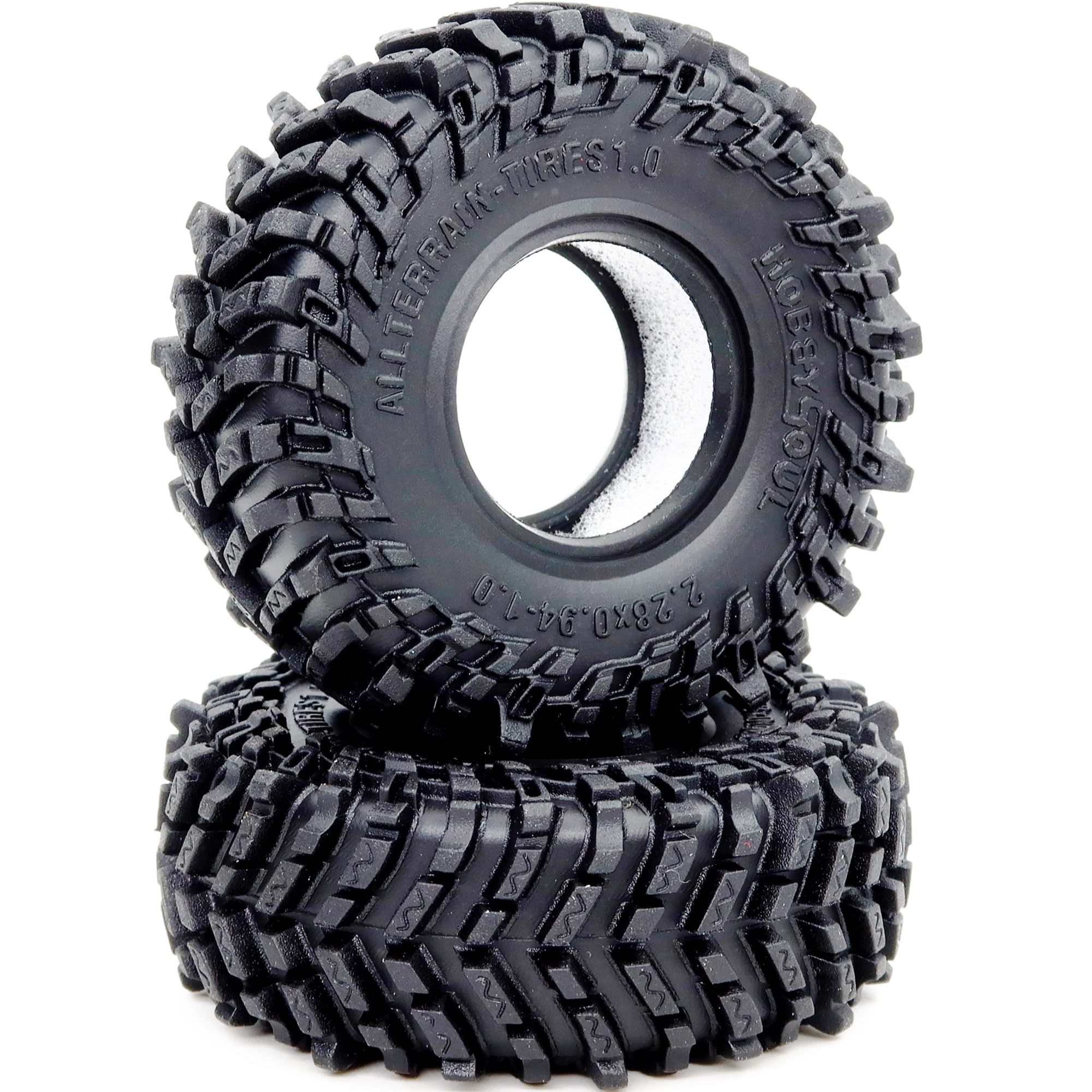 Snapklik.com : HOBBYSOUL 1.0 Tires 58mm Tall All Terrain Super Soft ...