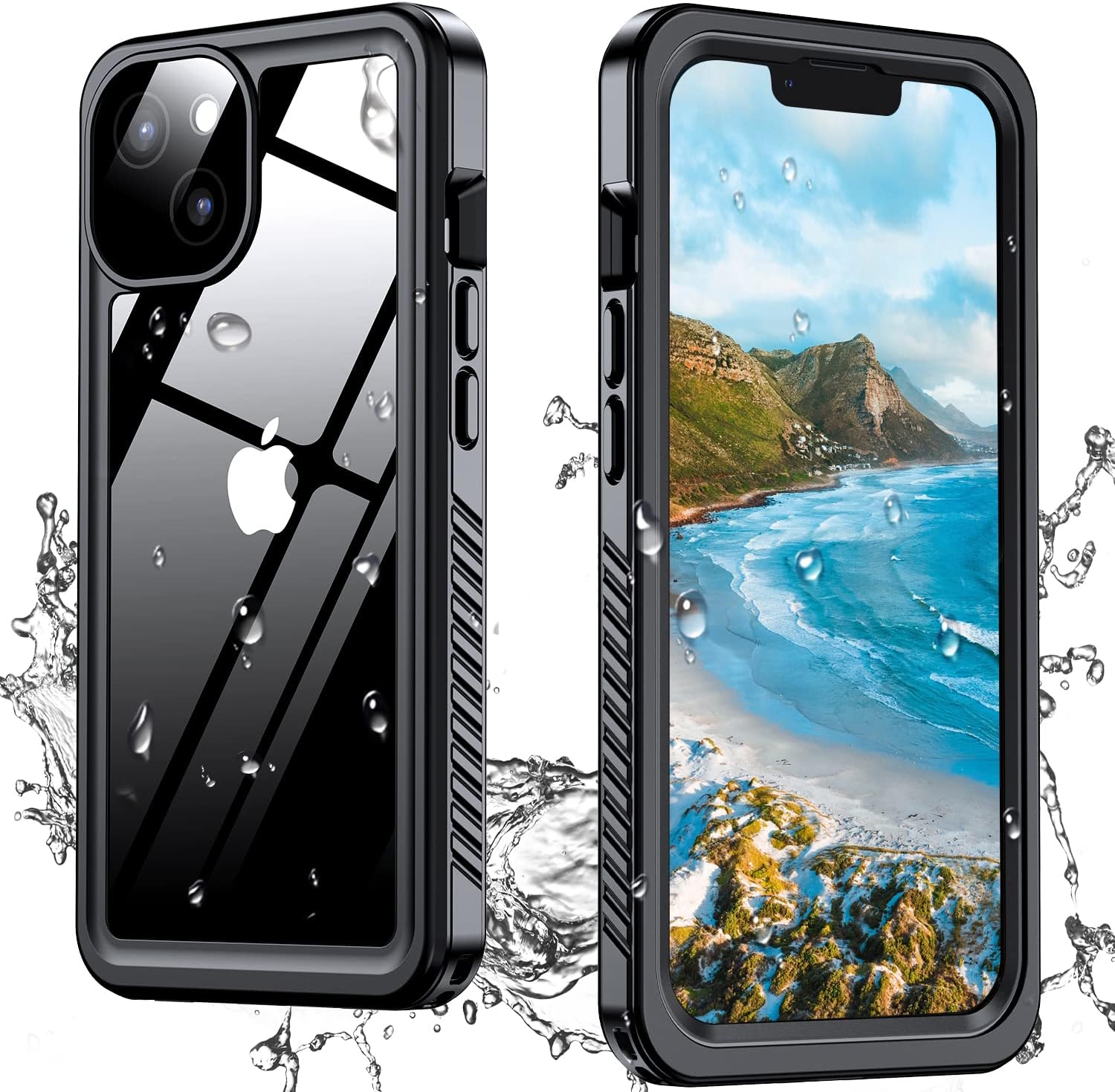 Amazon.com: Haireca for iPhone 15 Pro Max Waterproof Case, [Built-in ...