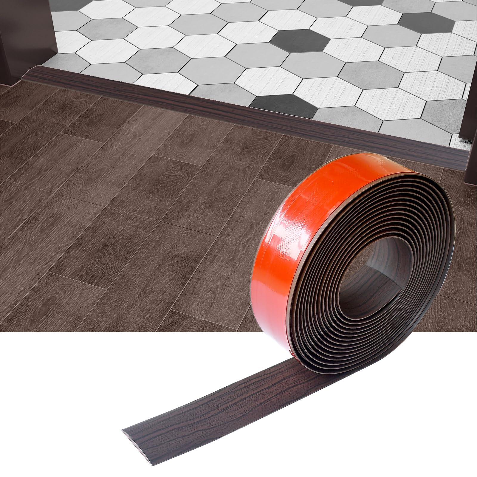 Snapklik.com : Floor/Door Flat Transition Strip & Self Adhesive Floor ...