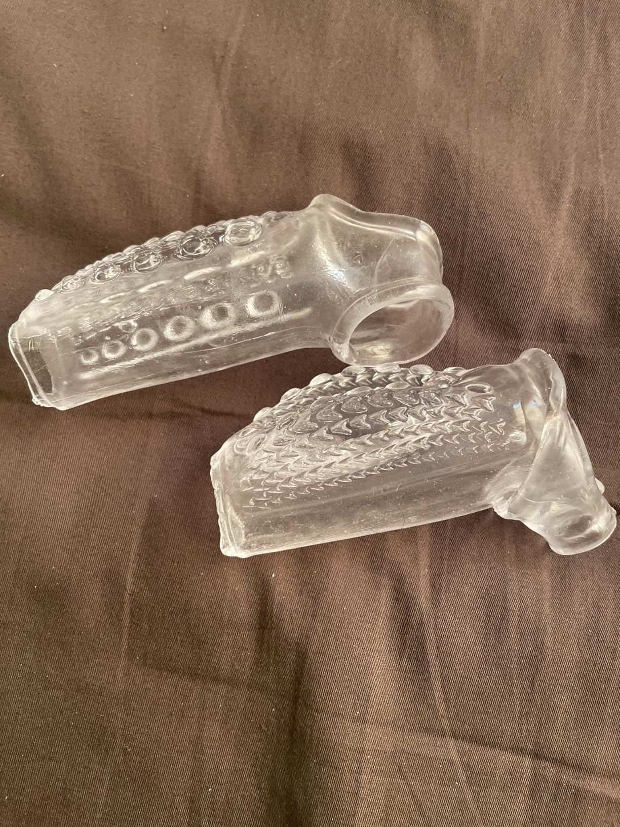 Amazon | Sweetwinds ペニスサック ペニスリング 陰茎袖 2点セット ペニス拘束具 突起パーティクル 高弾性 極厚 二種デザインのセット 透明色 全身防水 装着簡単 男性用 ...