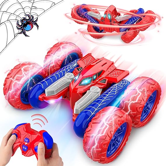 Amazon.com: Spider Remote Control Car Toys: Double Sided RC Cars ...