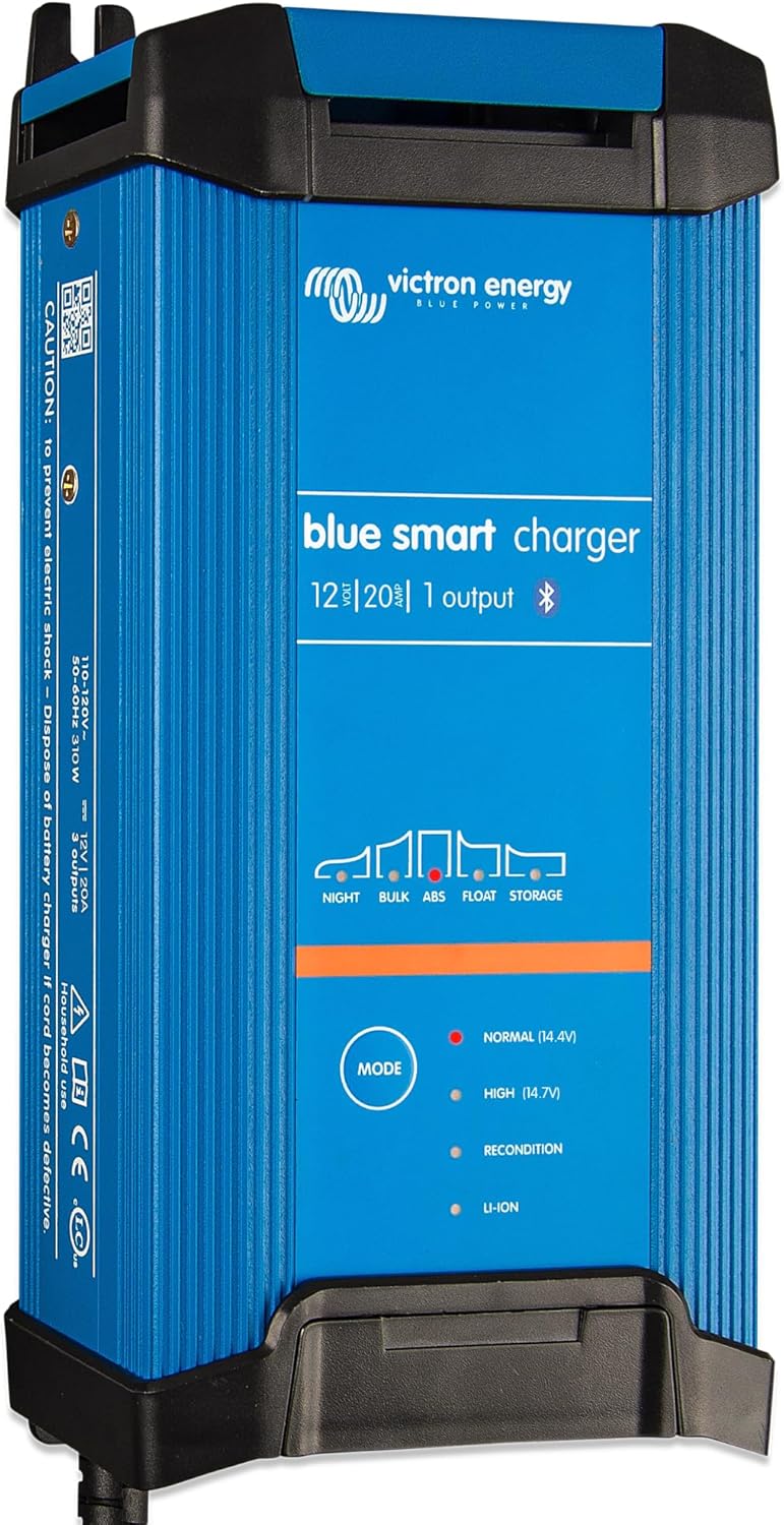 Victron Energy Blue Smart IP22 Smart Car Battery Charger 12V 20A ...