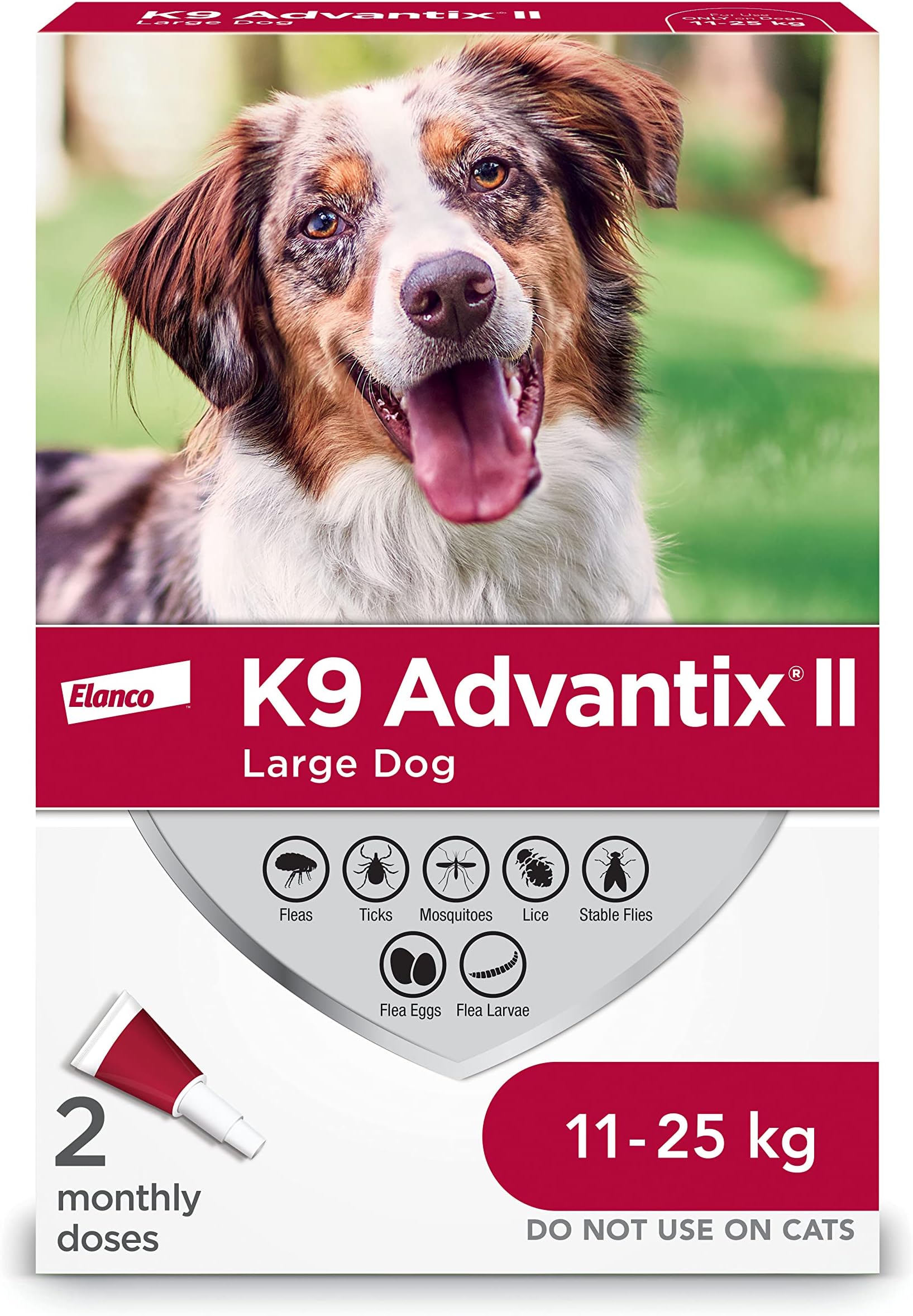 K9 Advantix II Flea and TickTreatment for Large Dogs weighing 11 kg to ...