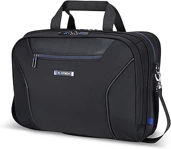 NEXTECH NXT003 Briefcase — 15.6" Laptop Bag With Computer or Tablet Compartment, Adjustable ...