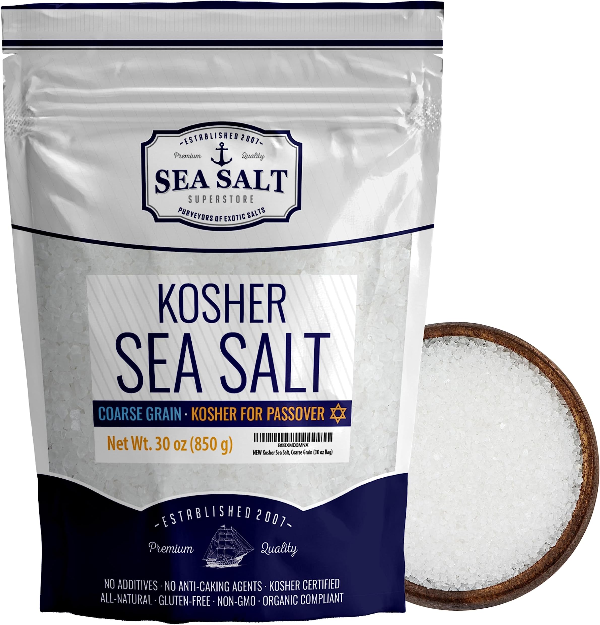 Amazon.com : Tuscanini, Coarse Mediterranean Sea Salt, 16oz Tube, From ...