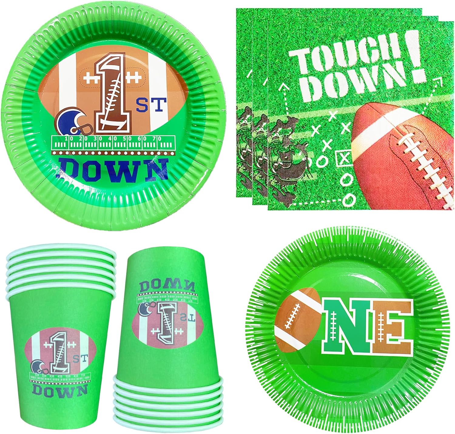 Amazon.com: BEOXAGAR 1st Year Down Birthday Party.First Year Down ...