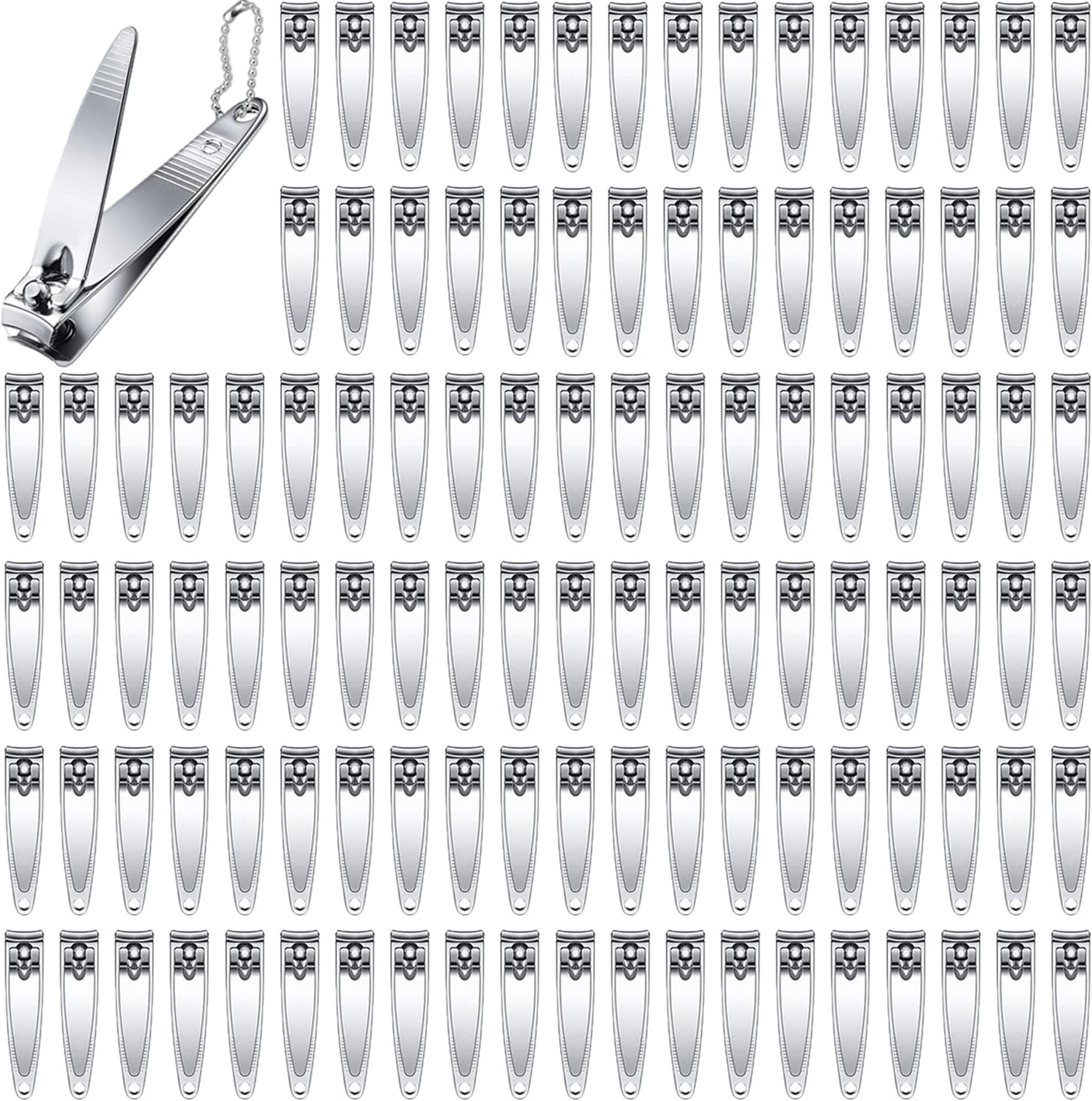 Amazon.com : Hestya 300 Pieces Nail Clippers Bulk Stainless Steel ...