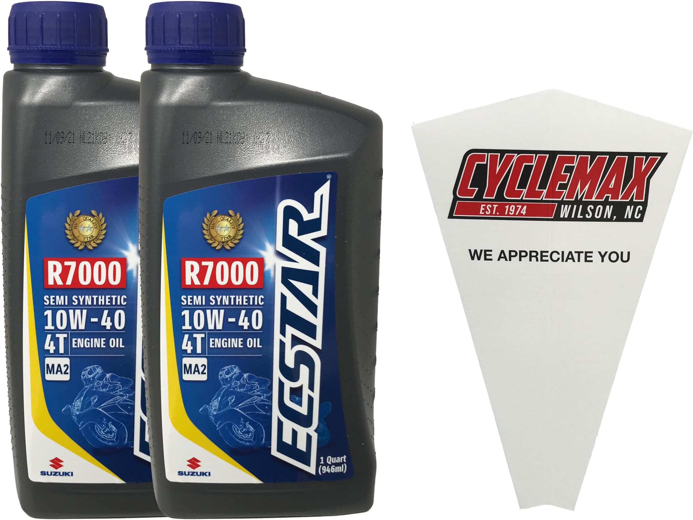 Amazon.com: ECSTAR Suzuki R5000 DR-Z Mineral Oil Change Kit (2 Quart ...