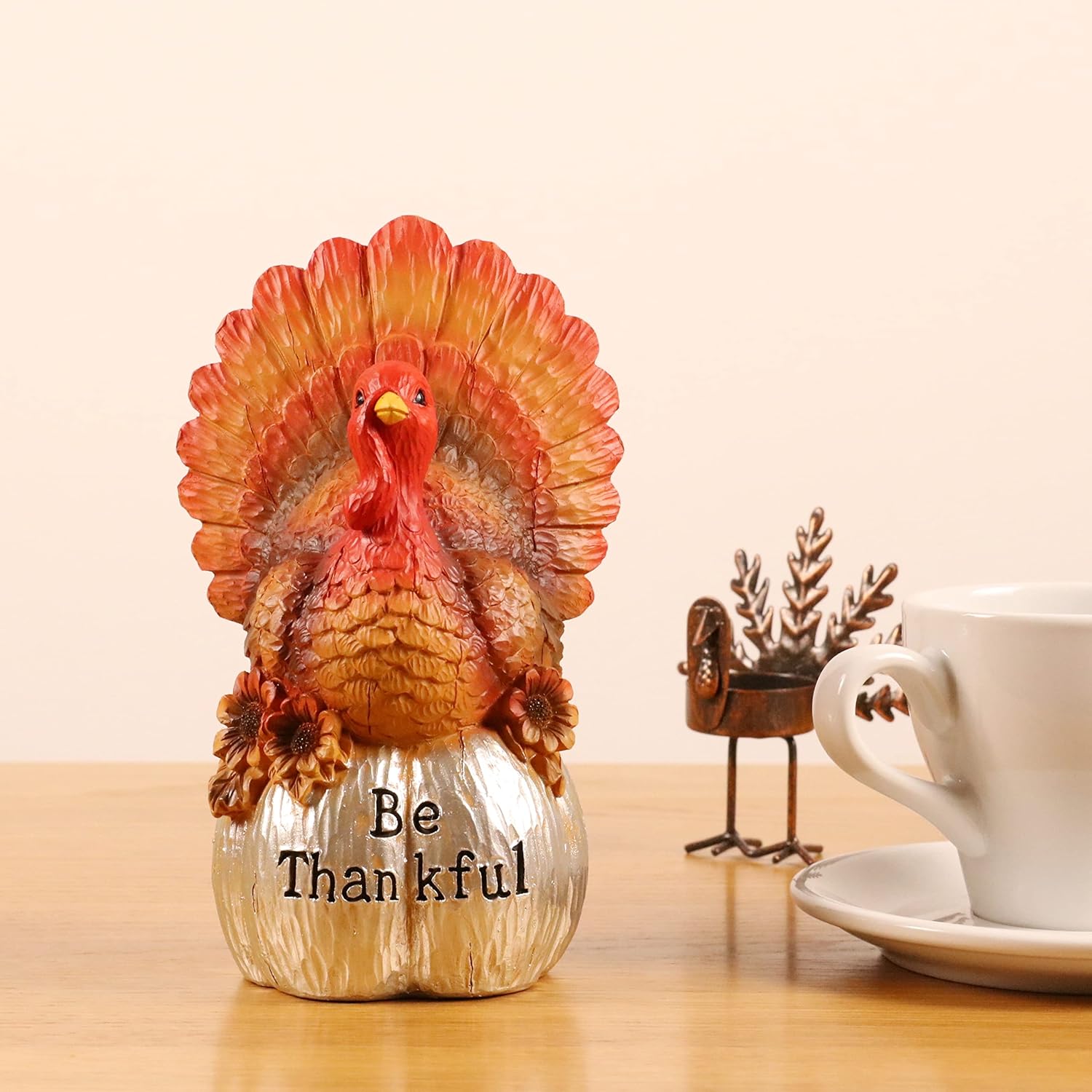 Amazon.com: Hanizi Thanksgiving Table Centerpieces, 8 Inches Tall Resin ...