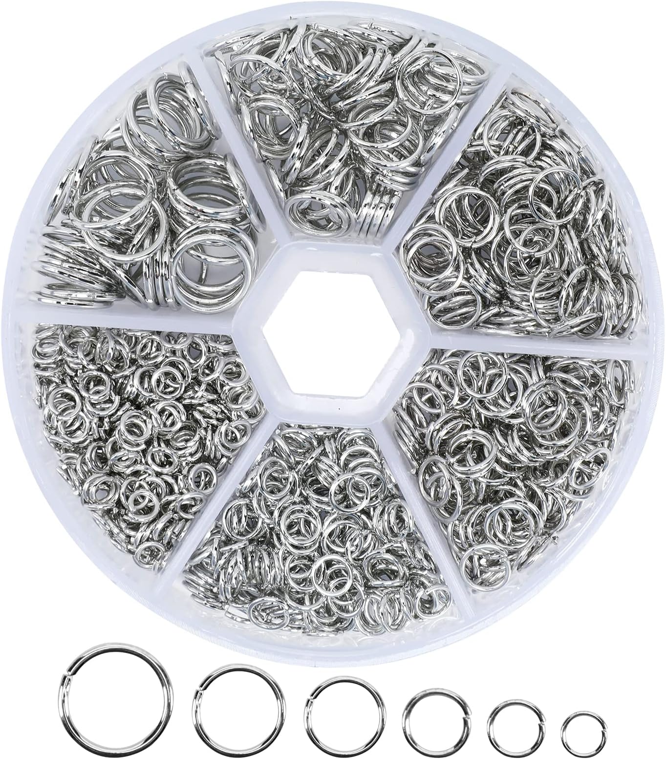 Amazon.com: 3/8" Nickel Jump Rings - 50 Pieces