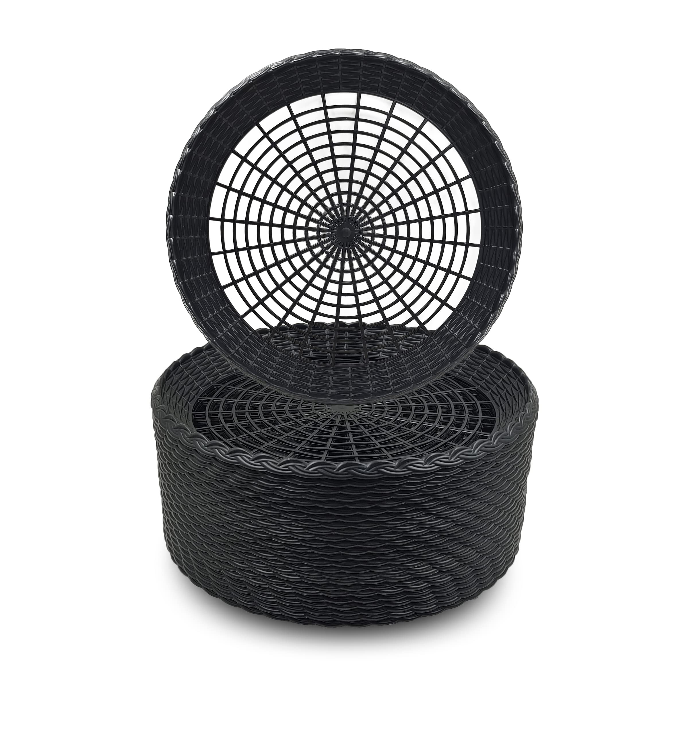 Amazon.com: Sedmoon 24 Pack Reusable Plastic Paper Plate Holders Heavy ...