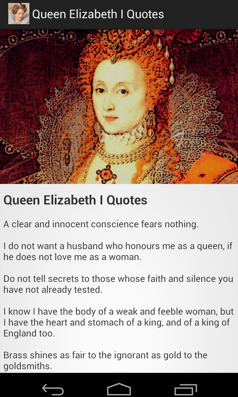 Elizabeth 1st Quotes
