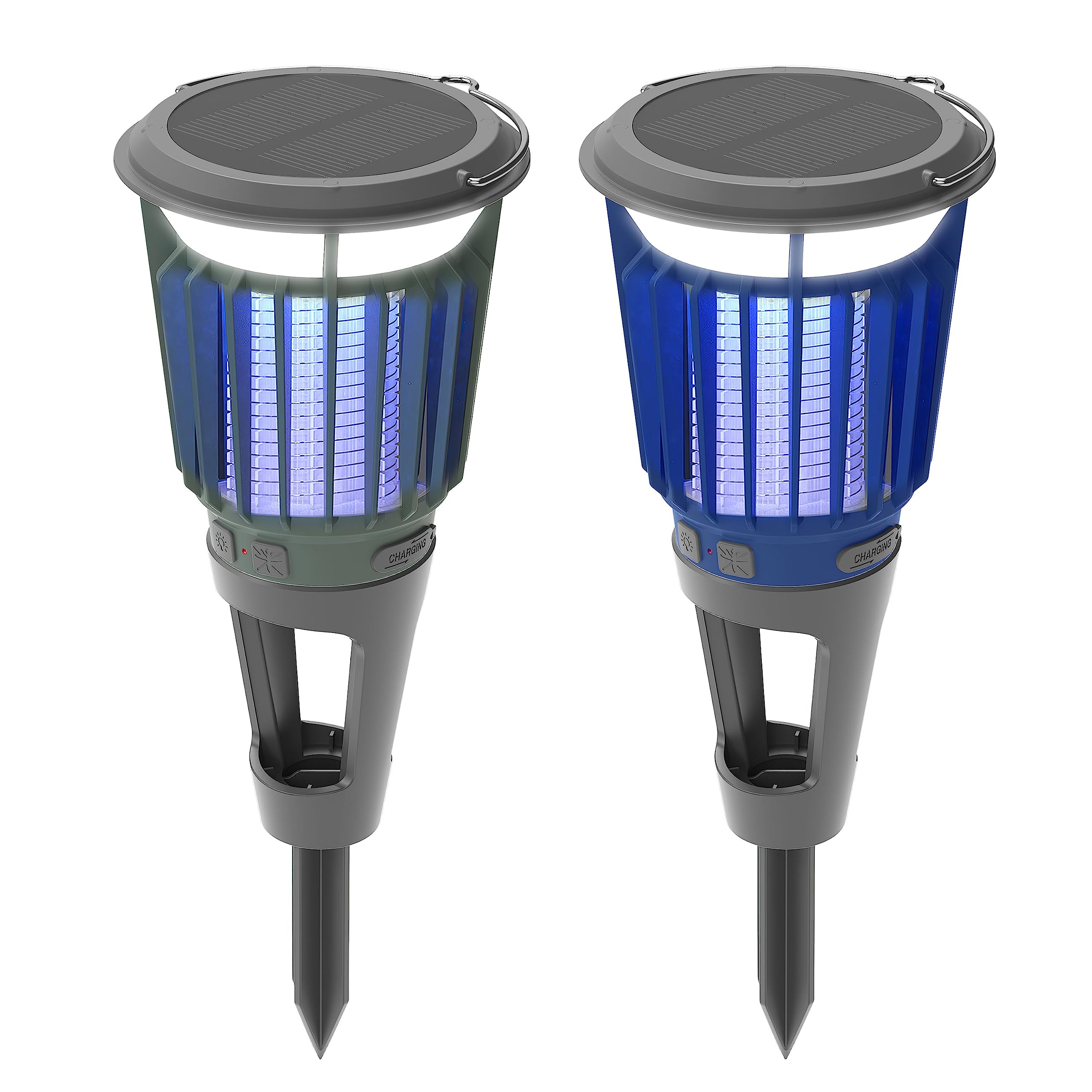 Amazon.com : Wisely Enhanced Solar Zapper w. Lanterns/Auto On & Off ...