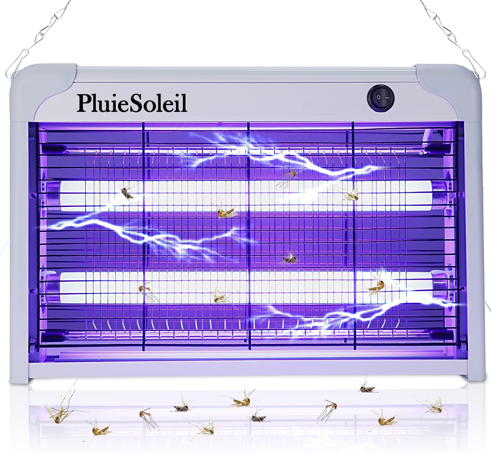 PluieSoleil 20W Lampe Bleue Anti Moustique, 2400V Tue Mouche Electrique ...
