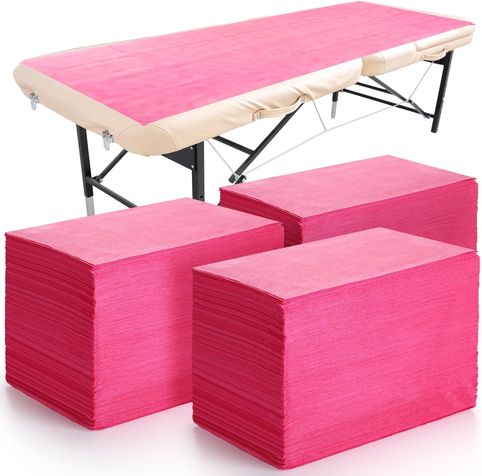 Amazon.com : 300 Pcs 31" x 71" Massage Table Sheets Waterproof ...
