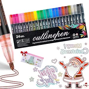 Amazon.com: Flaviau 36-Color Coloring Lightstick Graffiti Pens ...