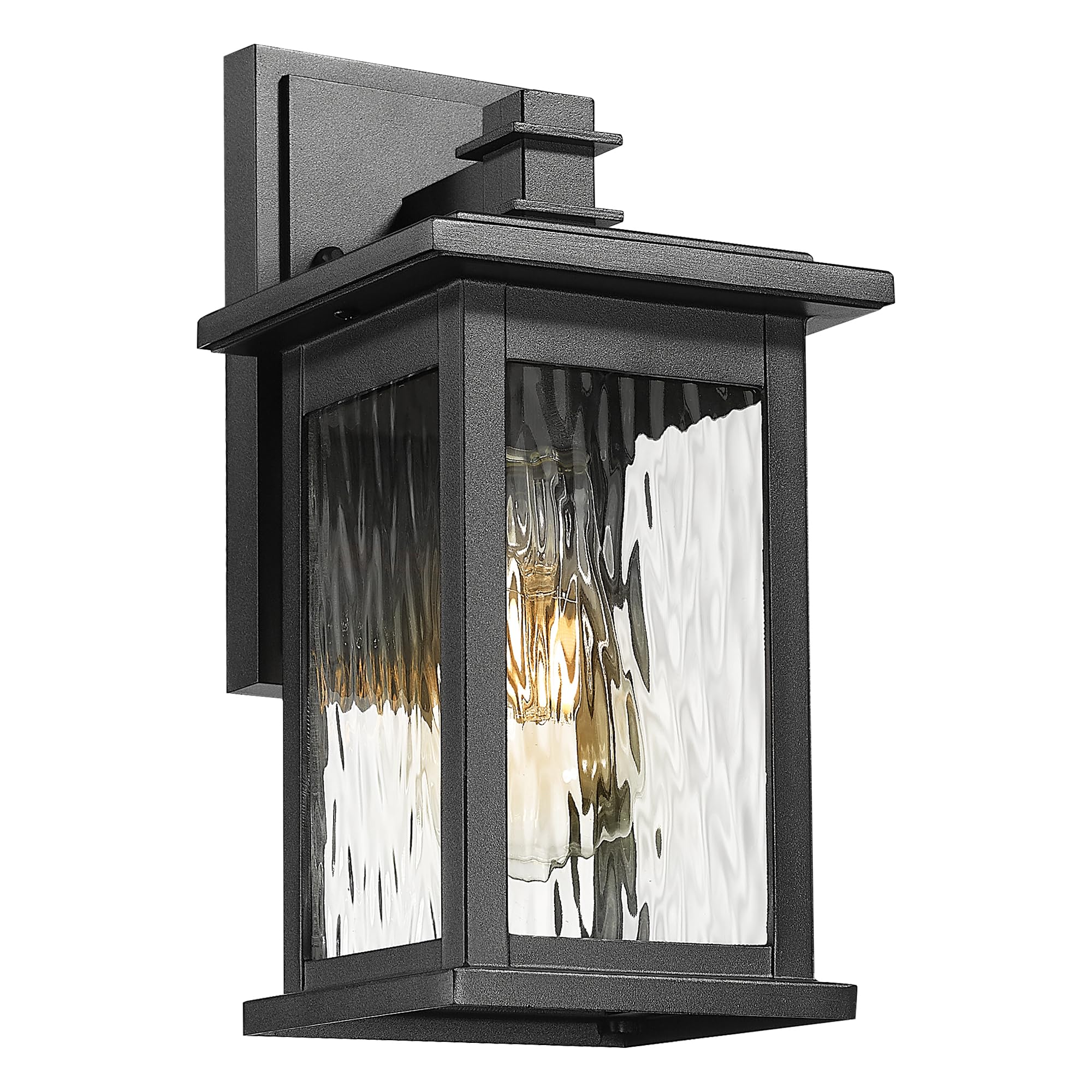 Emliviar 1 Pack Modern Outdoor Lighting Wall Mount, Front Porch Light ...
