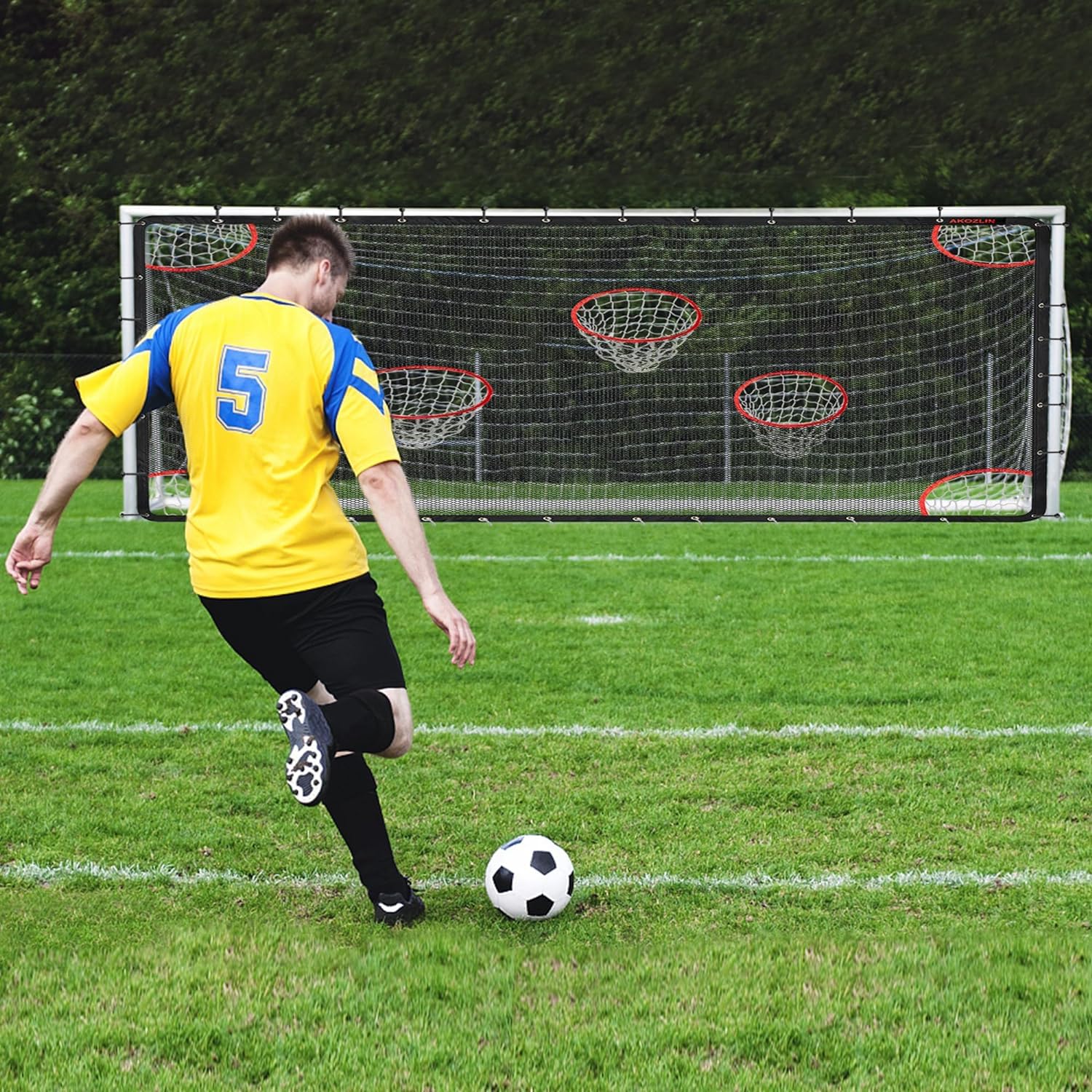 Snapklik.com : AKOZLIN 24ft X 8ft Soccer Field Nets Target Sheets ...