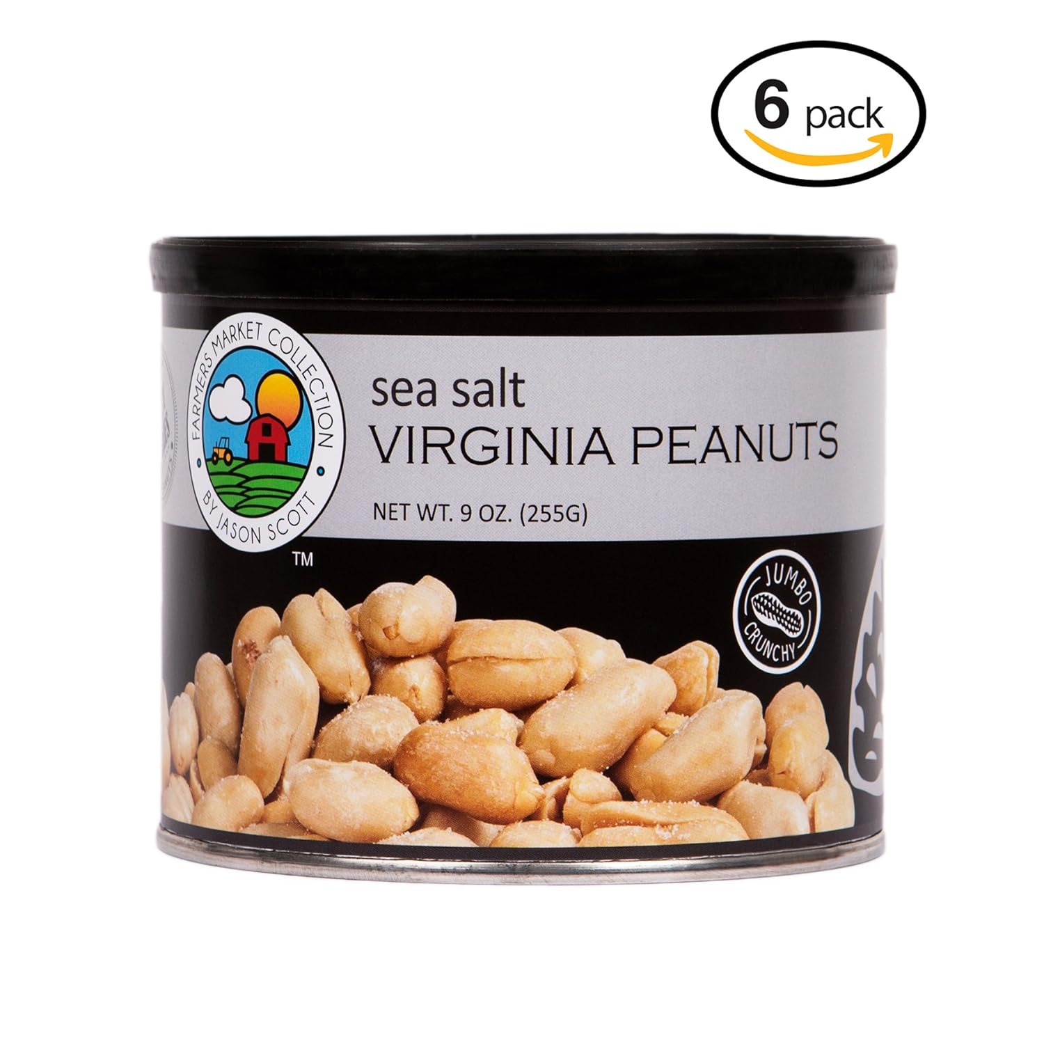 Amazon.com : Jason Scott’s Sea Salt Virginia Peanuts - Virginia’s ...