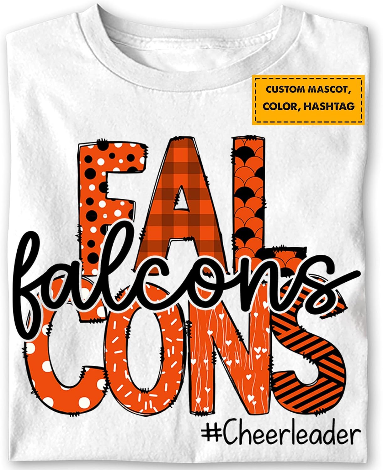 Personalized Falcons School Mascot T Shirt, Falcons Mascot Shirt for ...