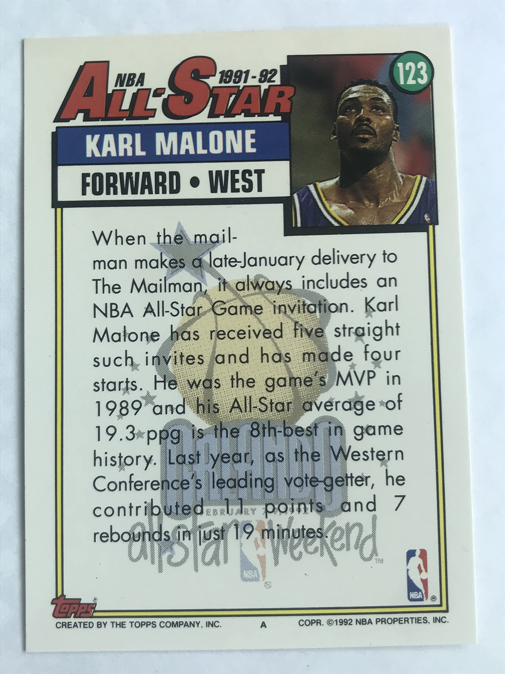 Karl Malone Mailman Poster KARL MALONE The Mail Man Basketball Legend