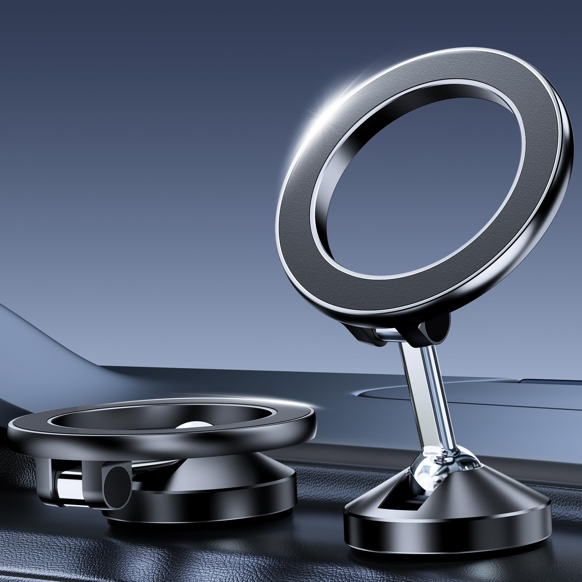 Amazon.com: JCZT for Magsafe Car Mount-[24 Strong Magnets] Swivel ...