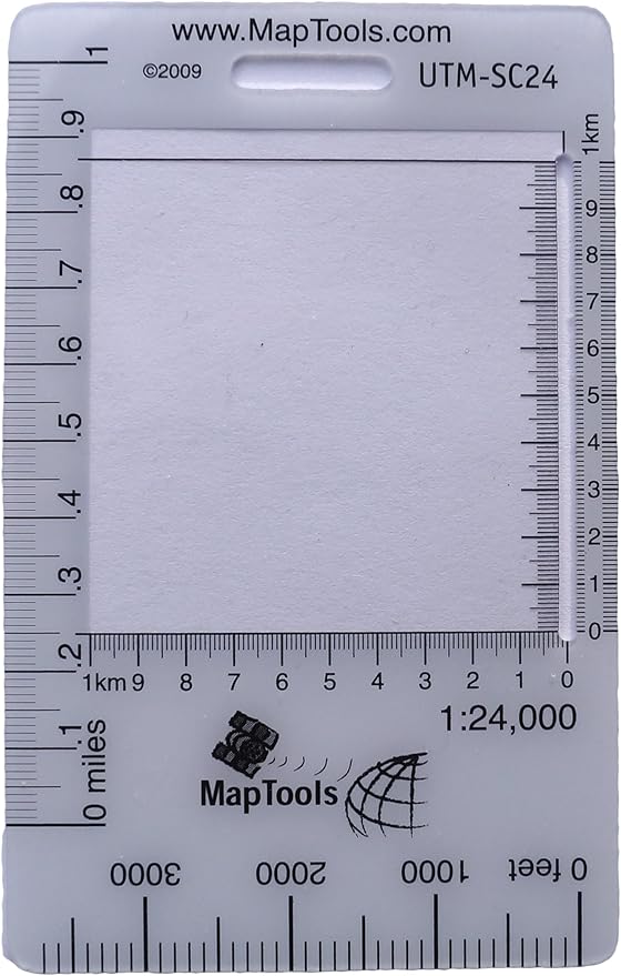 Amazon.com : 1:24,000 Credit Card Sized UTM Slot Tool : Outdoor ...