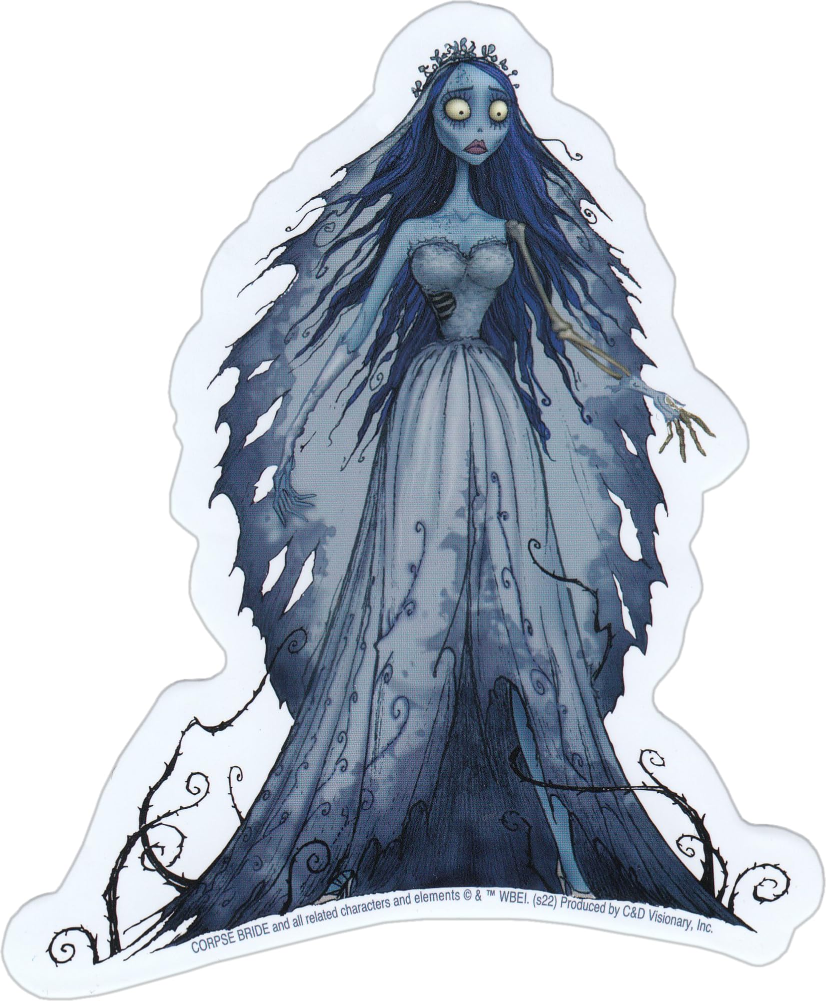 Amazon.com: Corpse Bride - Emily The Corpse - Die Cut Sticker/Decal ...