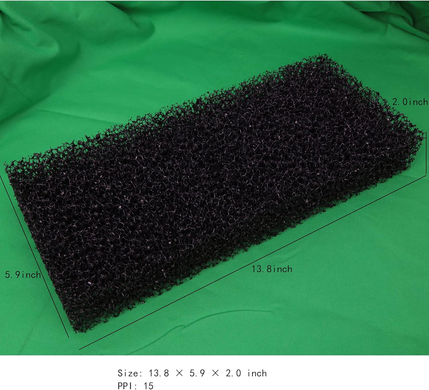 Powkoo Filter Foam Sponges, Coarse Bio Sponge Filter Media Pad, Cut-to ...