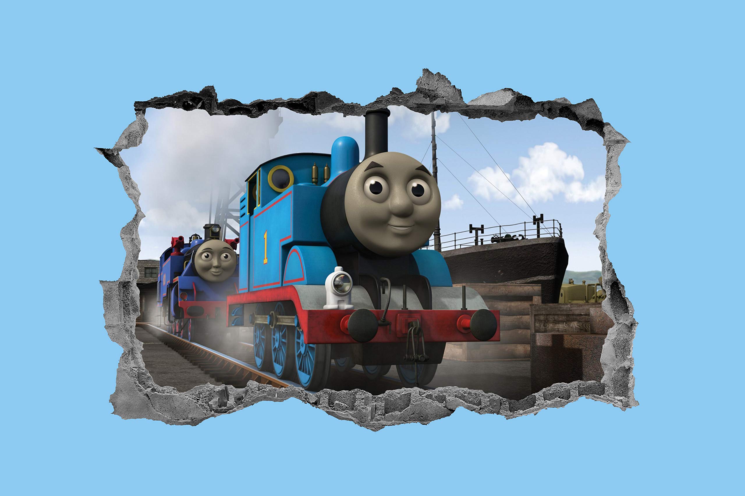 Buy Thomas The Tank Engine Sticker,Thomas The Tank Engine Wall Art ...