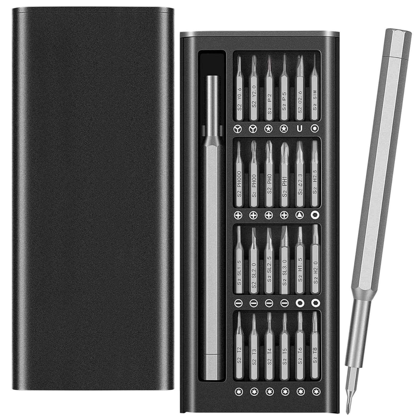 24 in 1 Magnetic Screwdriver Tool Set, Precision Mini Pocket Repair Kit ...