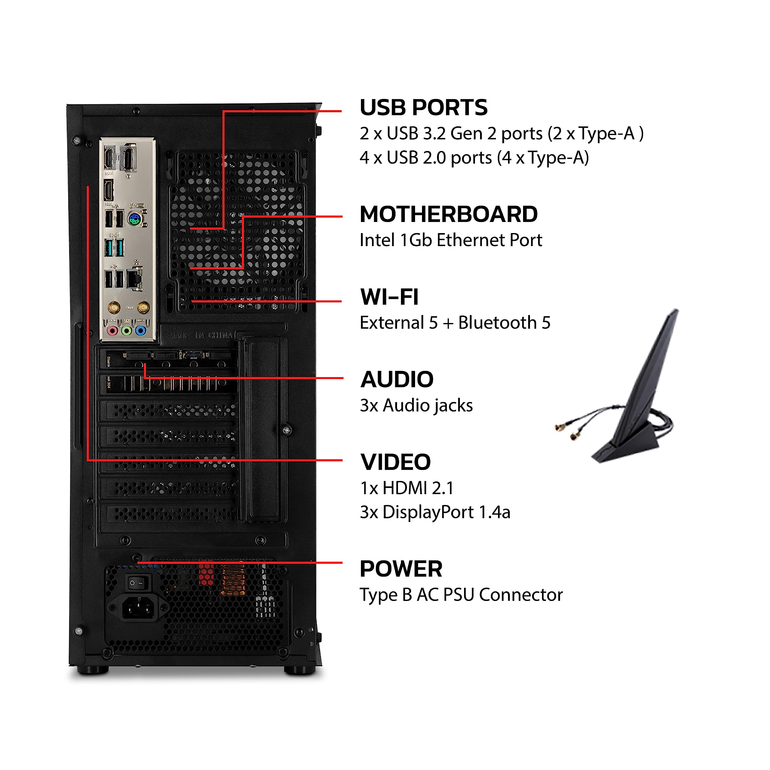 Snapklik.com : YEYIAN Gaming PC Yumi Intel Core I5 12400F 44GHz