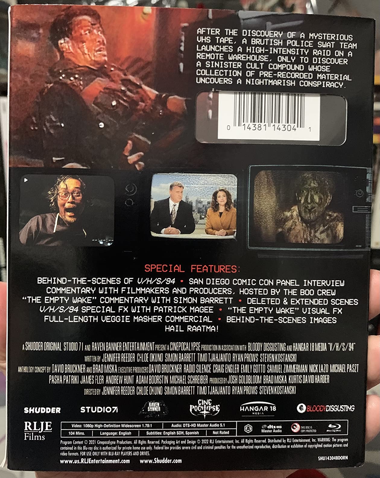 V/H/S/94 [Blu-ray] : Amazon.com.mx: Películas y Series de TV