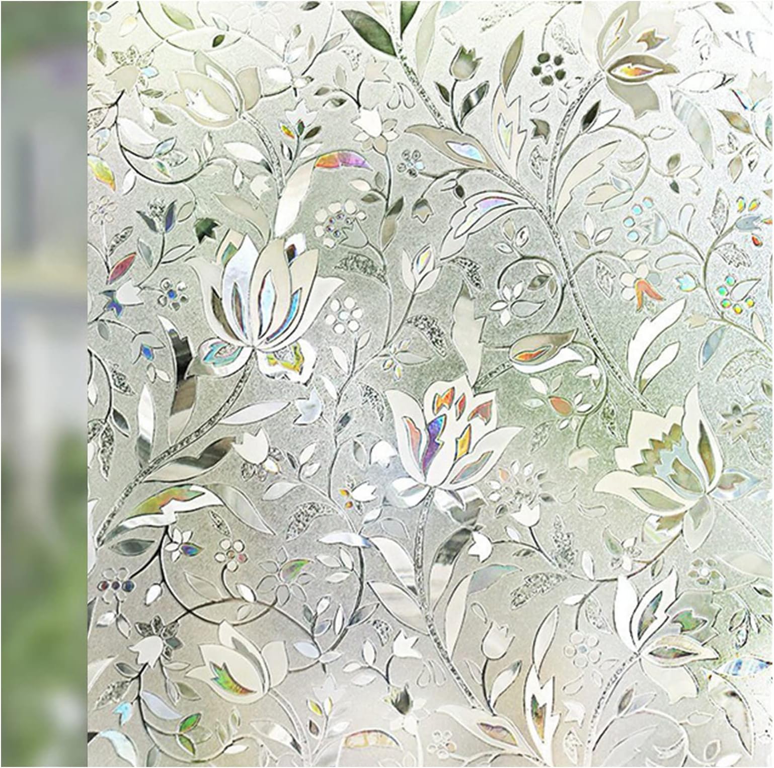 Amazon.com: VSUDO 2 Rolls 35.4" by 78.7" Privacy Window Film, Camellia ...