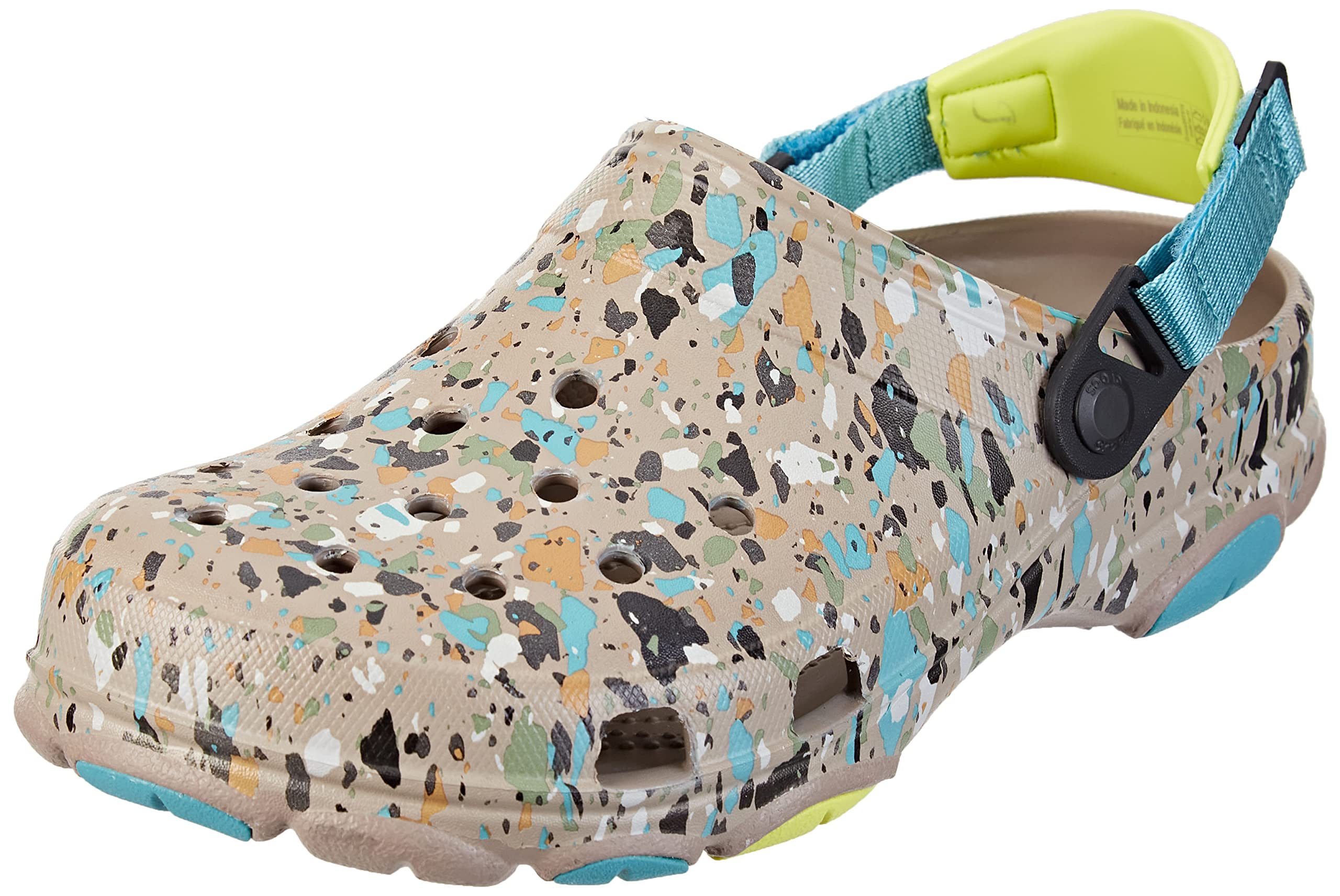 Snapklik.com : Unisex Clog, Terrazo Multi Mushroom, 13 US Men