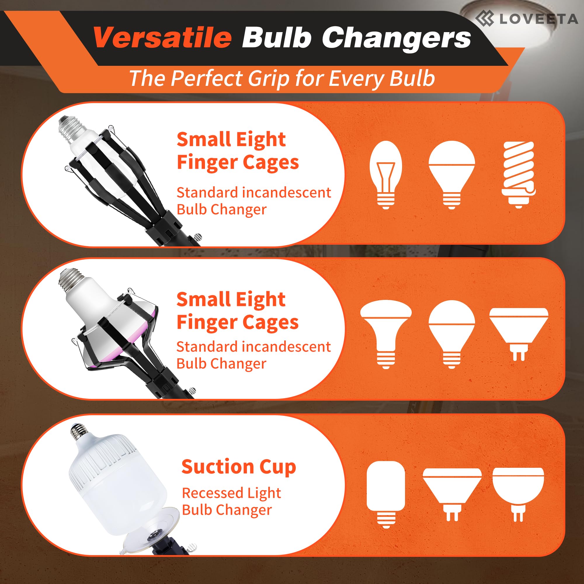 Snapklik.com : LOVEETA Gen2 12Ft 18Ft Reach Extendable Light Bulb ...